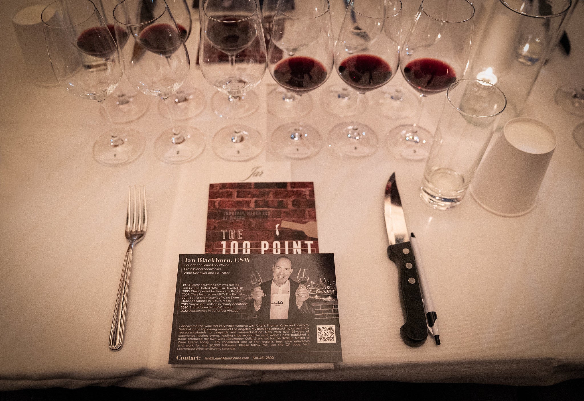 The 100 Point Dinner at Jar Restaurant – Learn About Wine
